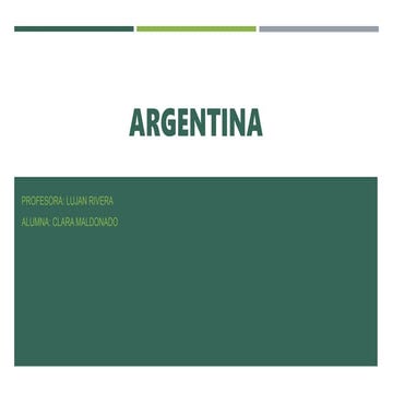 ARGENTINA 2019 | PPTX