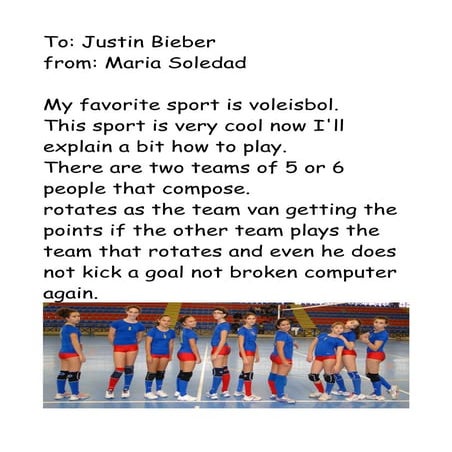 email my favorite sport | PDF