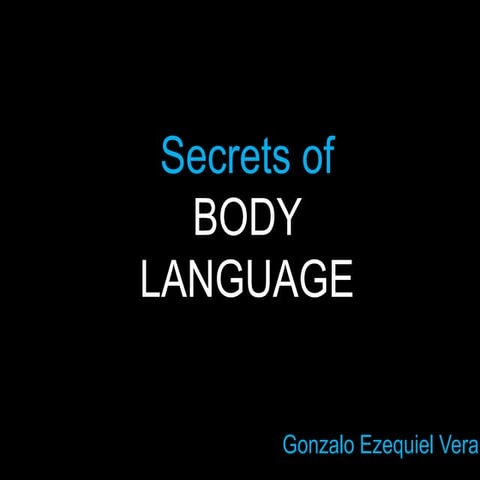 Body language | PPTX