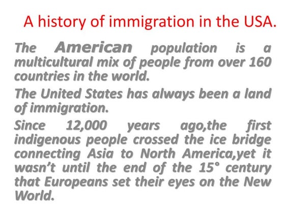 Immigration Powerpoint | PPT