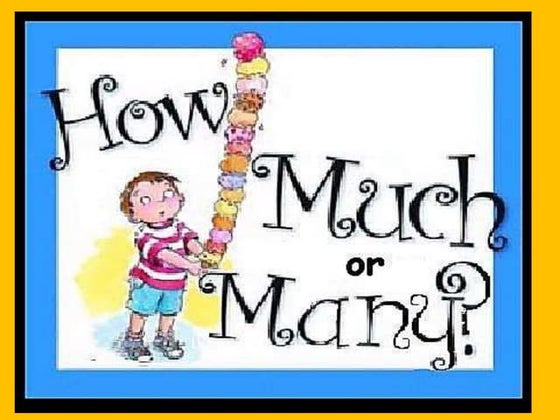 Much and Many | PPTX | Food & Drink