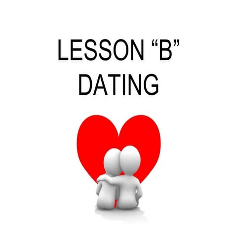 English Lesson "B" | PPT