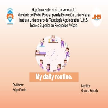 PRESENTACION DE INGLES SOBRE UNA RUTINA DIARIA.pptx