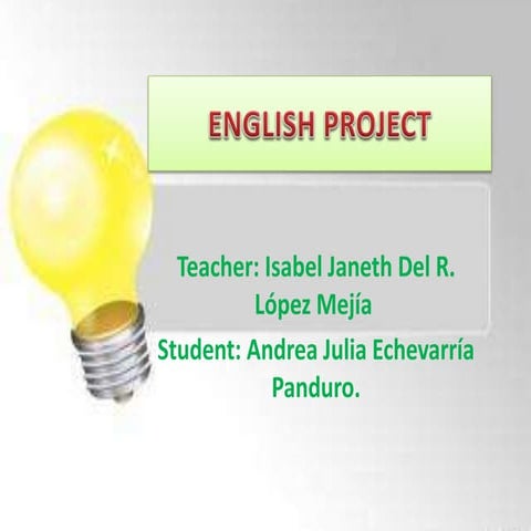 Ingles project | PPTX