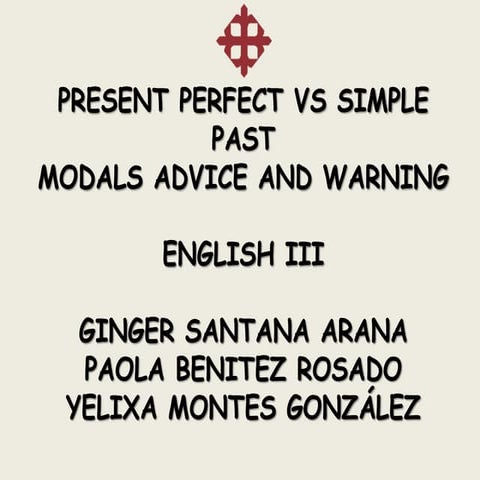 Ingles simple past present perfect | PPTX