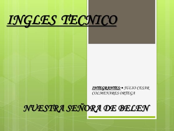 Ingles Tecnico Aero | PDF | Air Travel | Travel Type