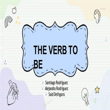 03 el verbo ser | PPTX