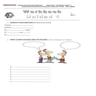 Workbook Ingles | DOCX