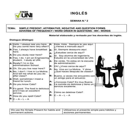 Inglés 2 | PDF