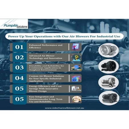 Power Up Your Operations with Our Air Blowers For Industrial Use | PDF