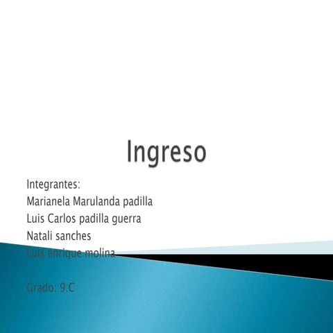 Ingresos contables | PPTX