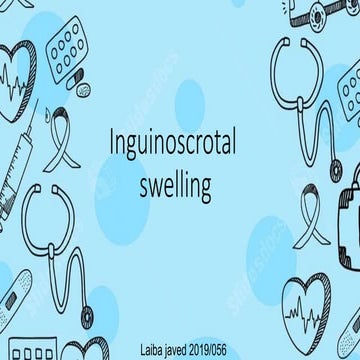 inguinoscrotal swellings ( Inguinal Hernia , Hydrocele ) | PPTX