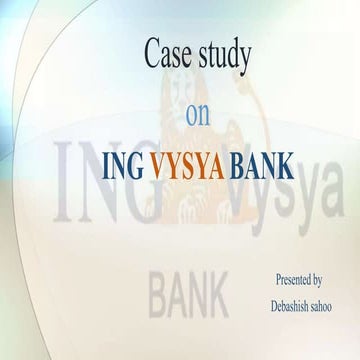 Ing vysya bank | PPTX
