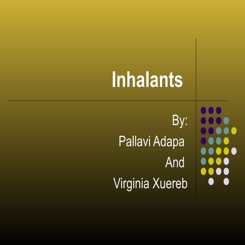 Inhalants | PPT