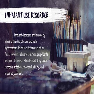 Inhalant Use Disorder | Substance Abuse | Psychiatric Nursing | Juhin J ...
