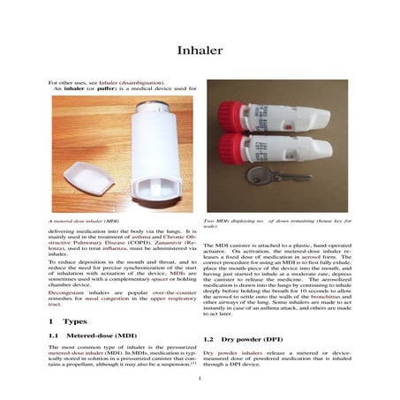 Inhaler | PDF