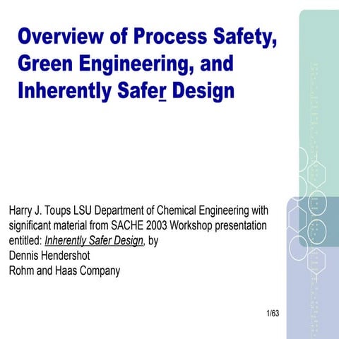 inherently safer design for engineering.ppt