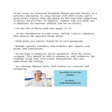 in her essay, art historian Elizabeth Boone presents history as a se | PDF