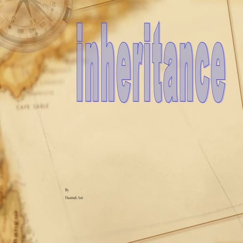 Inheritance 1 | PPT