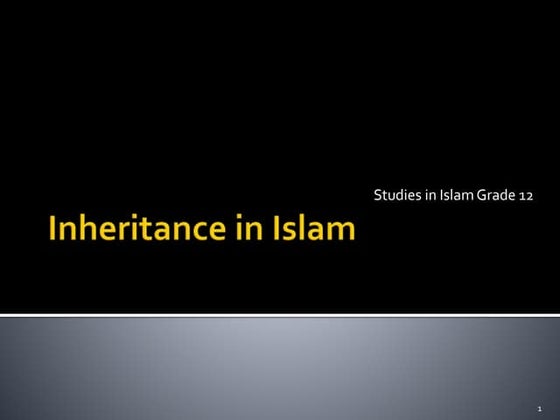 Law of Inheritance(Muslim Law Sunni Law ).pptx