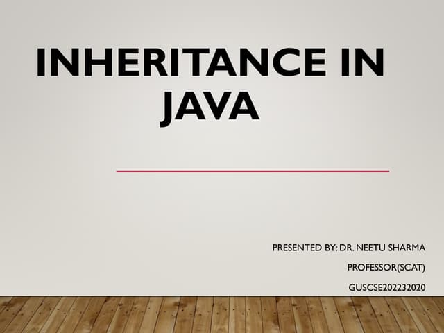Inheritance In Javappt For Types Of Inheritance Ppt 7083