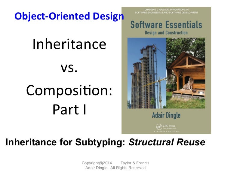 Object Oriented Design Inheritance Subtyping Vs Composition