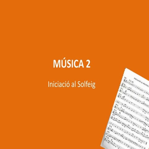 Iniciació al solfeig | PPSX