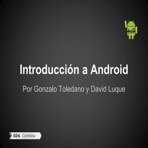 Iniciación android | PPTX