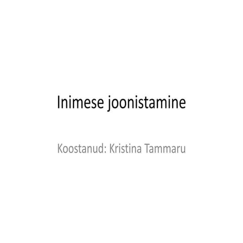 Inimese joonistamine | PPTX