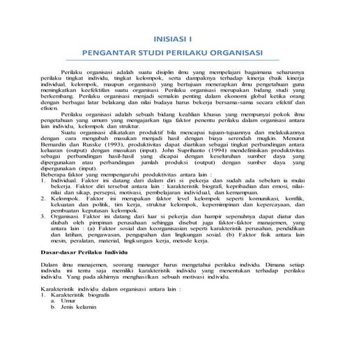 Inisiasi 1 | PDF
