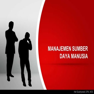 Manajemen Sumber Daya Manusia | PPTX