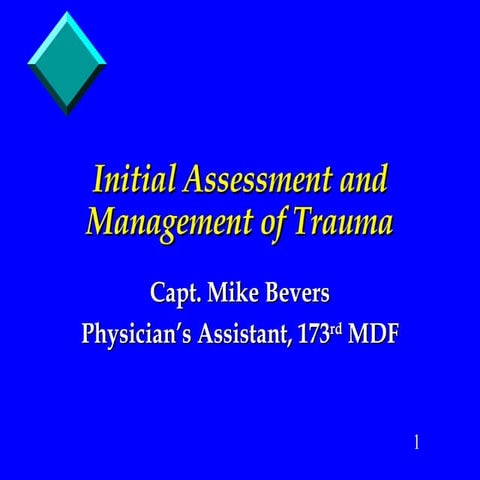 Chapter2 trauma assessment and management | PPT
