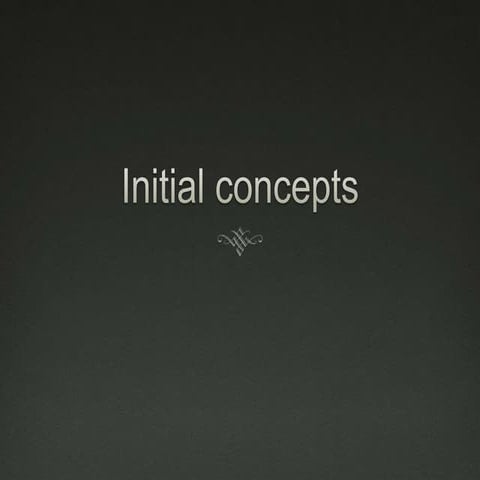 Initial concepts | PPTX