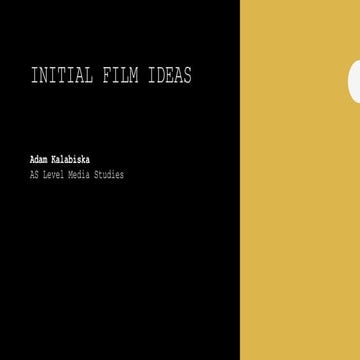 Final film idea mind map | DOCX