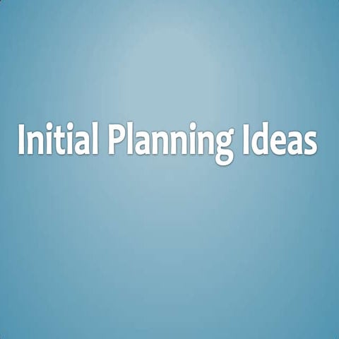 Initial ideas | PPTX
