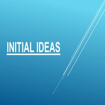 Initial ideas Music Video | PPTX | Women\'s Clothing | Women\'s Fashion