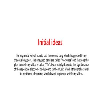Initial ideas | PPT