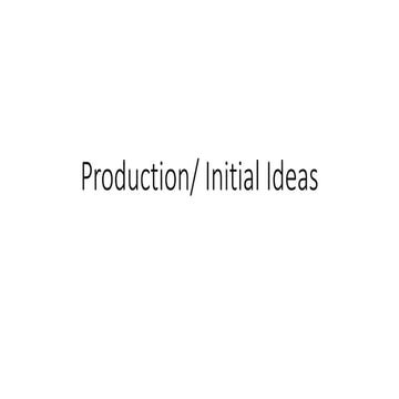 Initial ideas 2 | PPT