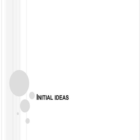 Initial ideas main task 2 | PPT