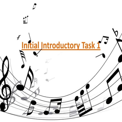 Initial introductory Task 1 | PPT