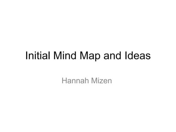 Mind Map and Mood Board | PPT