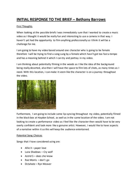 Film Trailer Ideas | PPT