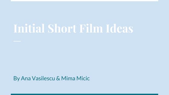 Initialll Short Film Ideas by Nazim Kurt.pdf