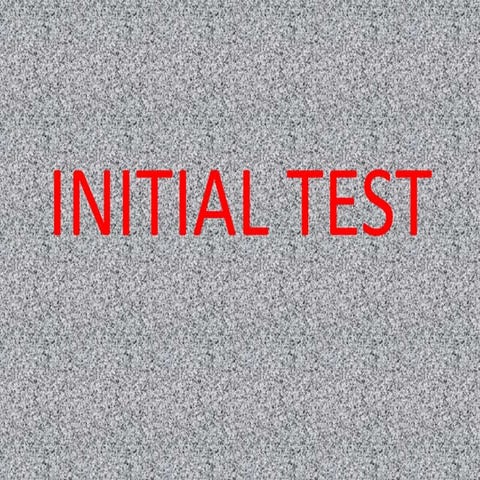 Initial test | PPTX
