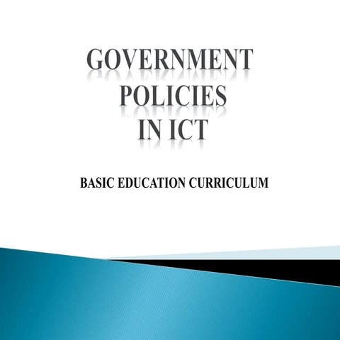 Integration of ICT in DepEd | PPTX