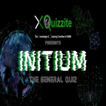 Initium - The General Quiz (2023) | PPTX