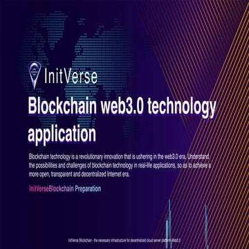 InitVerse Blockchain - Blockchain web3.0 technology application.pdf