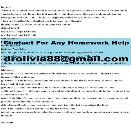 Design, implement, test(In Java ) a doubly linked list ADT, using DL.pdf