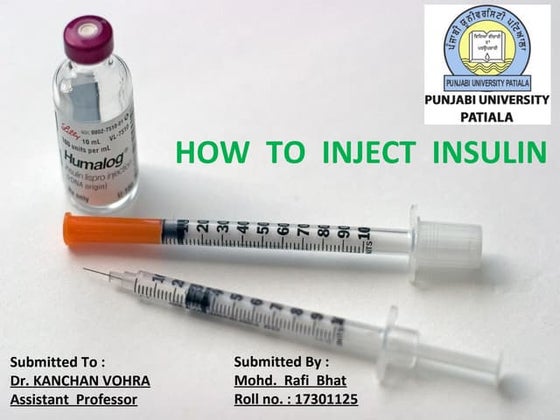 Insulin giving techniques | PPT