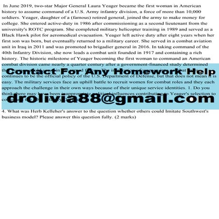 In June 2019, two-star Major General Laura Yeager became the first wo ...